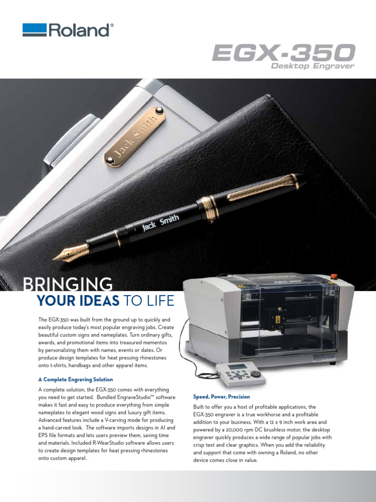 Roland EGX 350 Datasheet | PDF | Computing | Computer Engineering