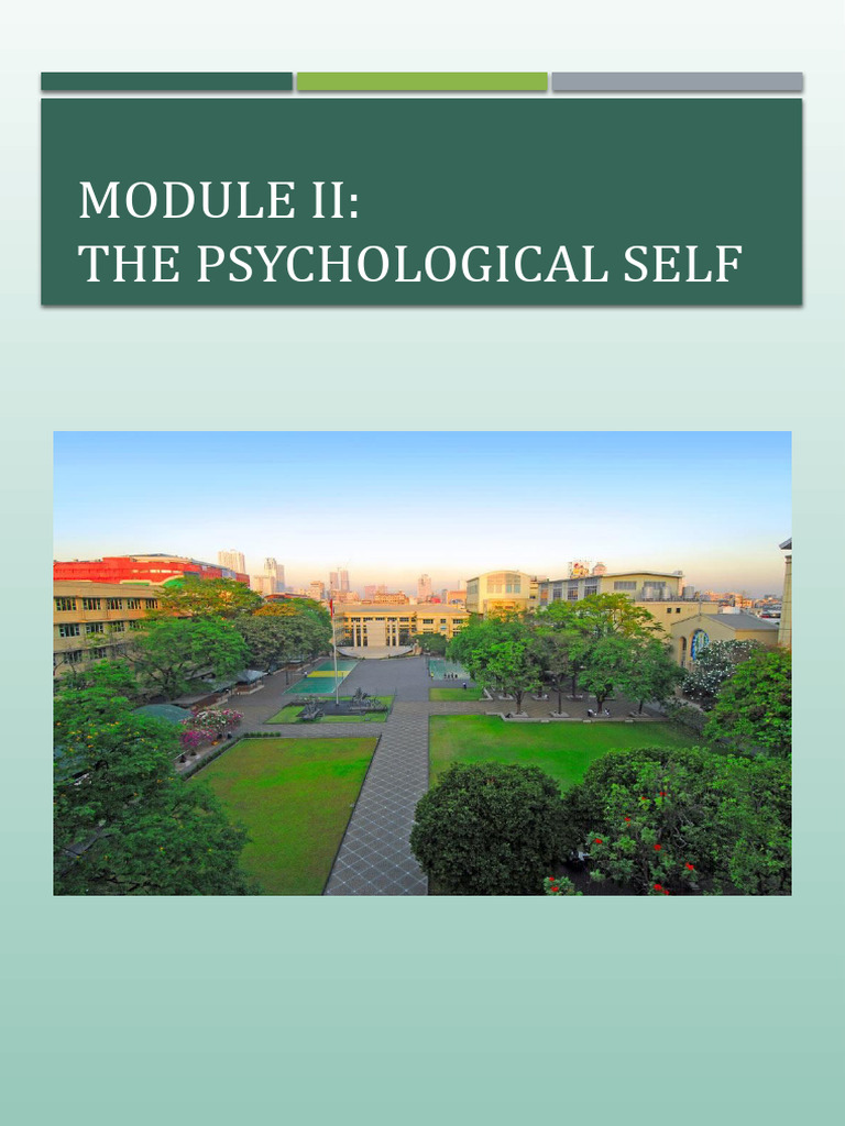 Understanding the Psychological Self | PDF | Concept | Identity (Social ...
