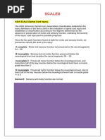 Tendon Reflex Assessment Scales | PDF