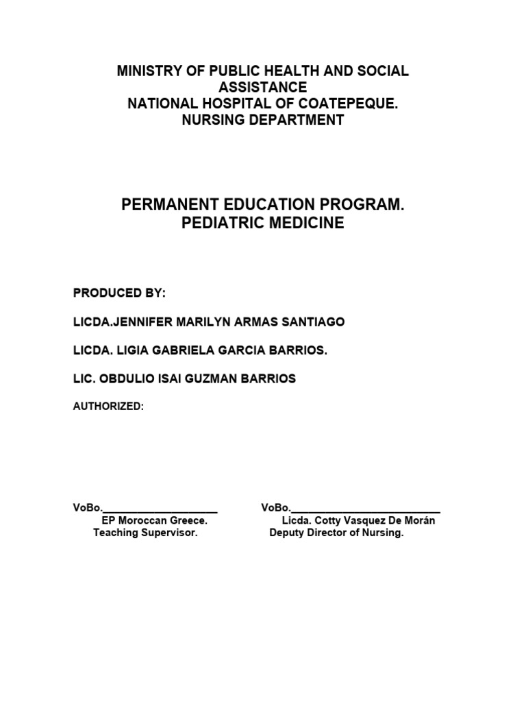 Permanent Education and User Education Program | PDF | Nursing | Medicine