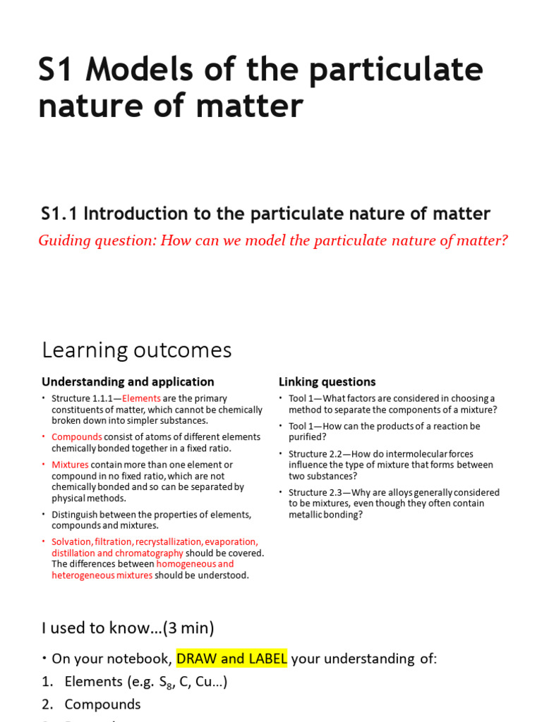 Chemistry Basics: Matter and Mixtures | PDF | Mixture | Gases