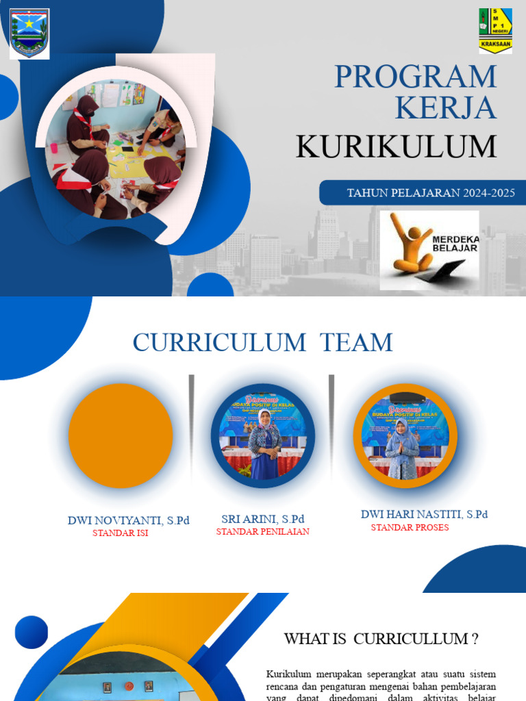 Program Kerja Kurikulum 2023-2024 | PDF