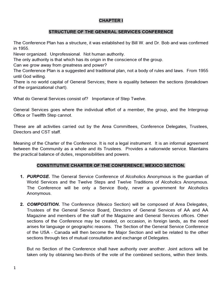 Service Manual | PDF | Alcoholics Anonymous | Bill W.