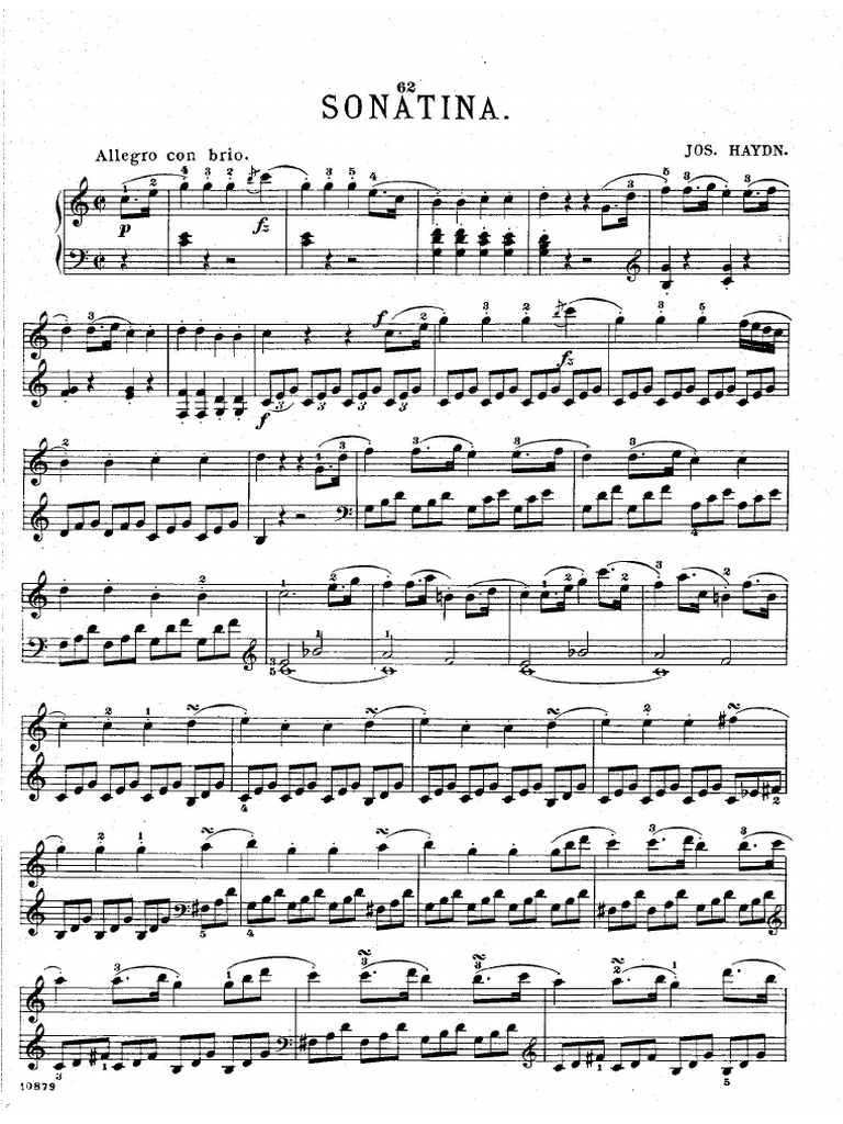 Haydn Sonatina | PDF