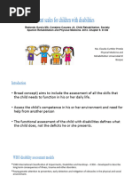 Pediatric ADL Screening Checklist | PDF