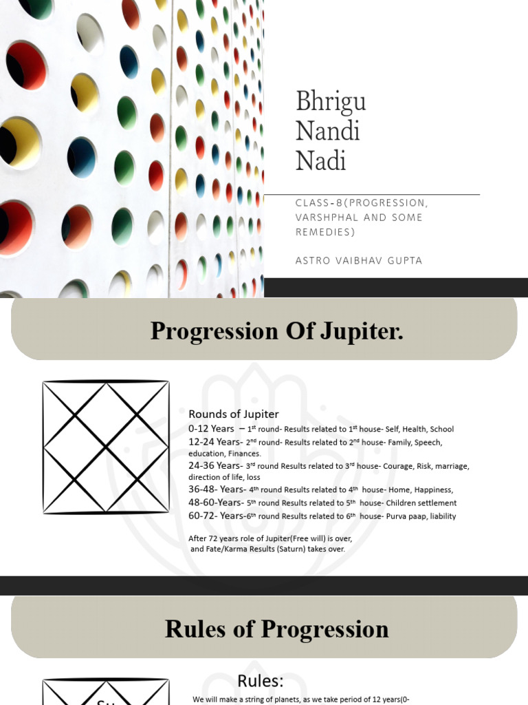 BNN Bootcamp 8 (Progression) | PDF | Hindu Astrology | Planets