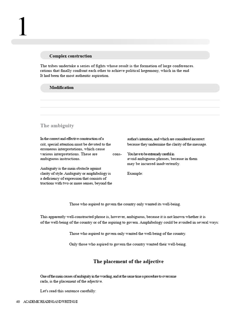 Academic Reading and Writing 2 | PDF | Grammatical Gender | Noun