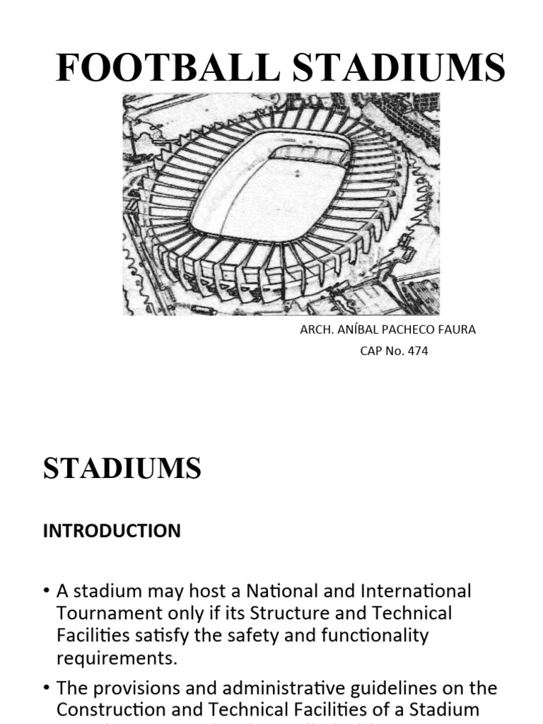 Soccer Stadium Design | PDF | Stadium | Wheelchair