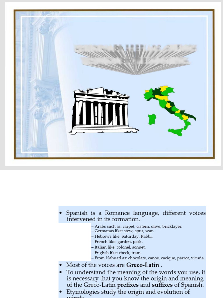 The Word. Greek-Latin Prefixes and Suffixes | PDF | Word | Linguistics