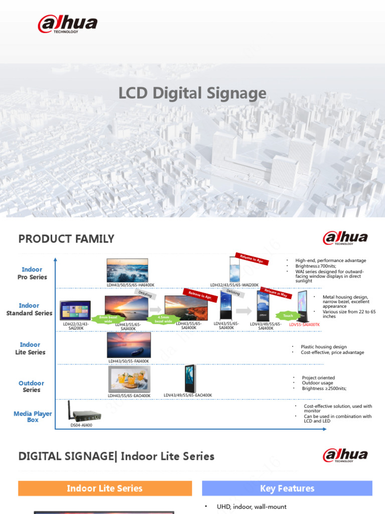 Dahua Digital Signage | PDF | Microsoft Windows | Computer Engineering