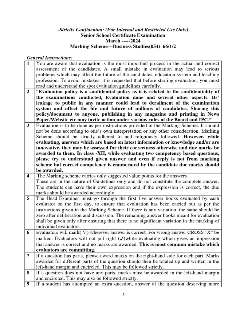 Strictly Confidential: (For Internal and Restricted Use Only) | PDF ...