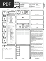 Draw Steel RPG Character Sheet Guide | PDF