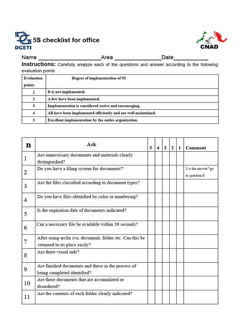 Office Checklist | PDF | Computer File | Computing