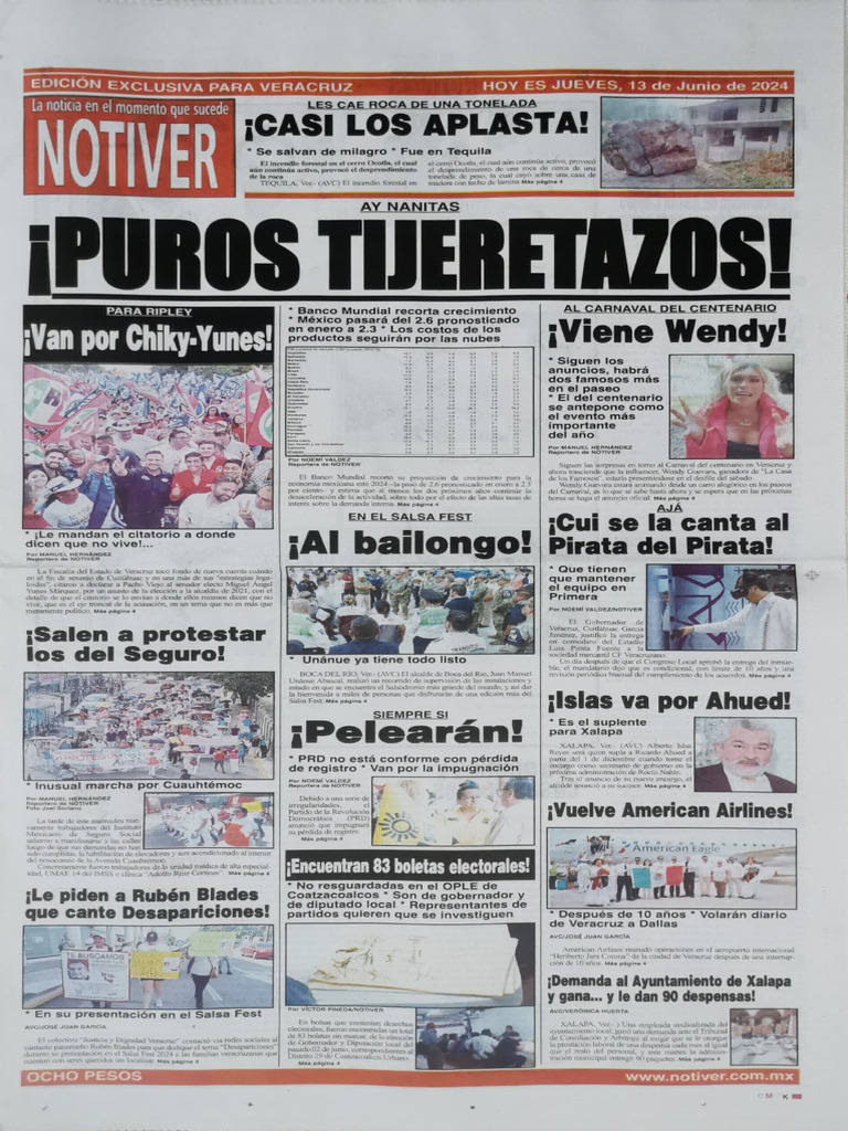 Notiver 13 Junio 2024 | PDF