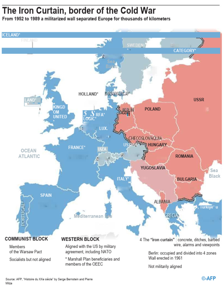 Cold War | PDF | Iron Curtain | Eastern Bloc