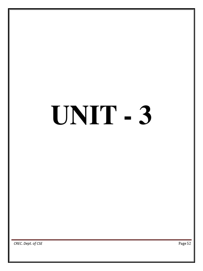 DBMS Unit-Iii | PDF | Databases | Relational Database DBMS Unit-Iii | PDF | Databases | Relational Database