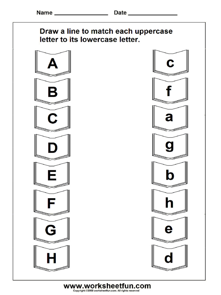 Book Uppercase Lowercase Letter 1 | PDF