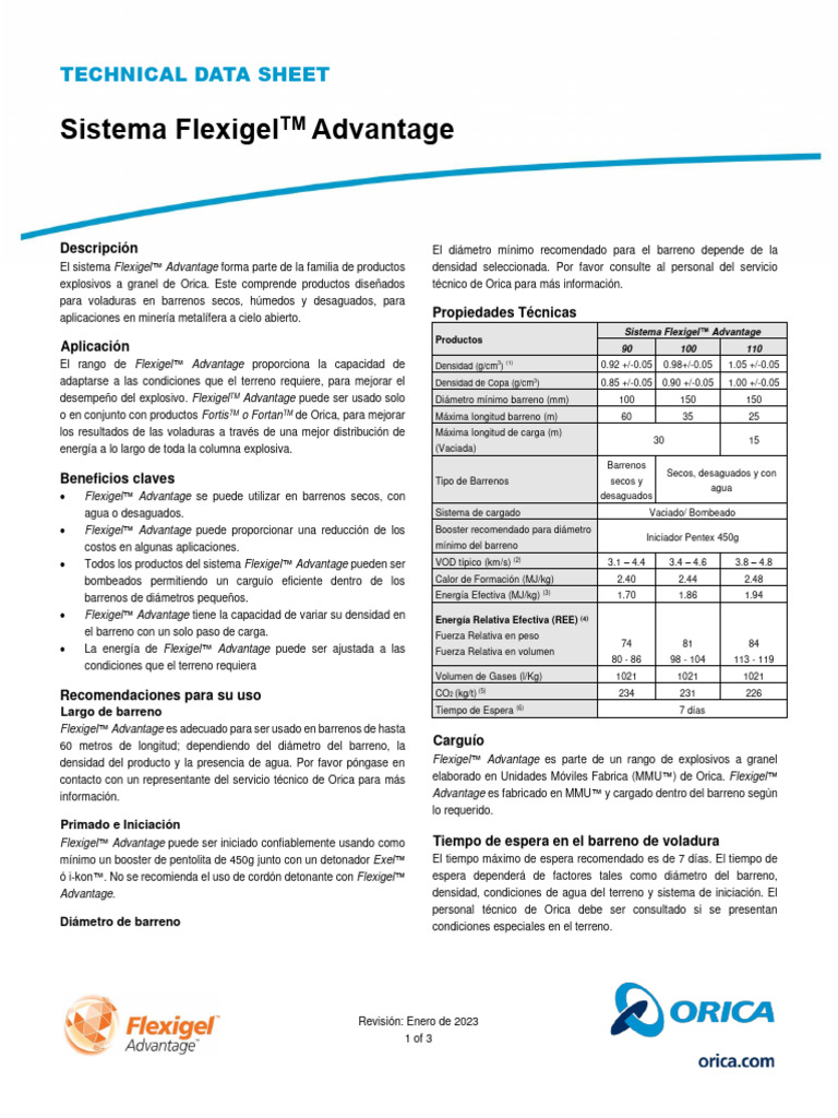 TDS Flexigel Advantage - Chile_1 | Descargar gratis PDF | Naturaleza ...