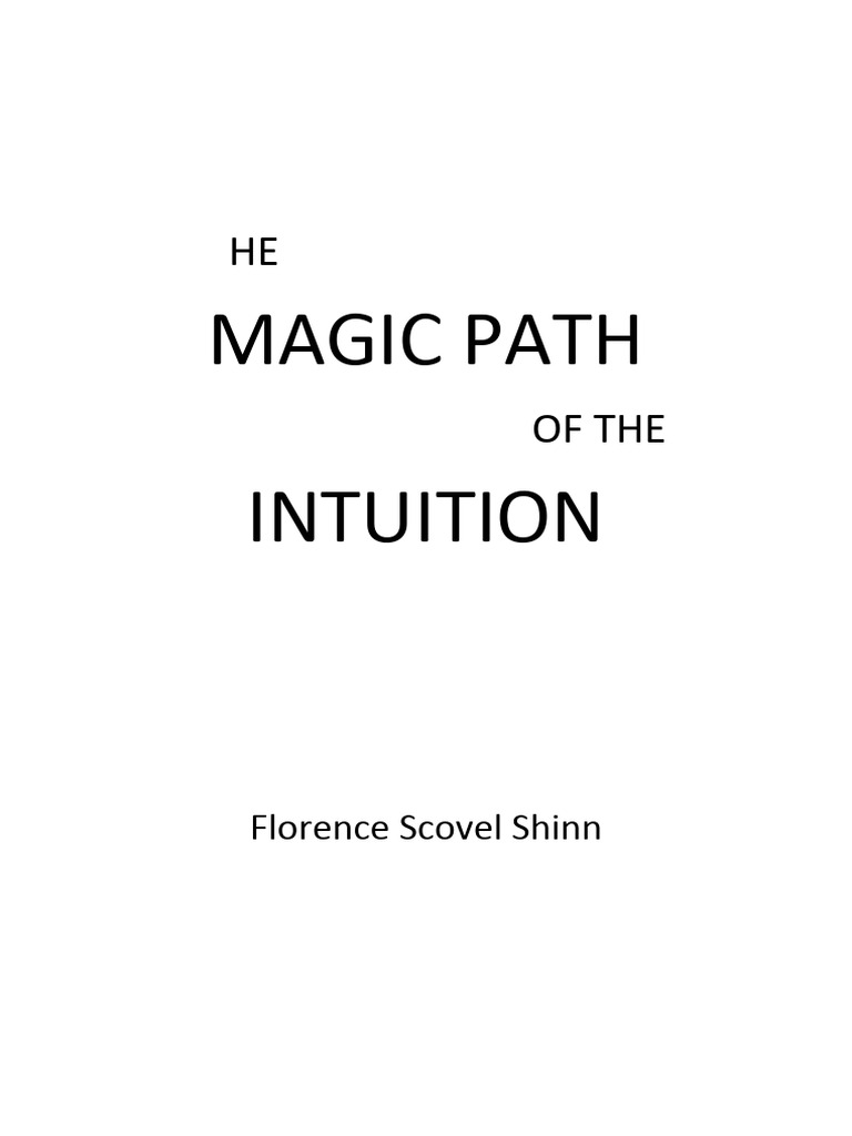 The Magical Path of Intuition | PDF | Thought | Faith