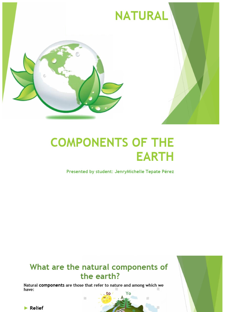 Natural Components of The Earth | PDF | Atmosphere Of Earth | Atmosphere