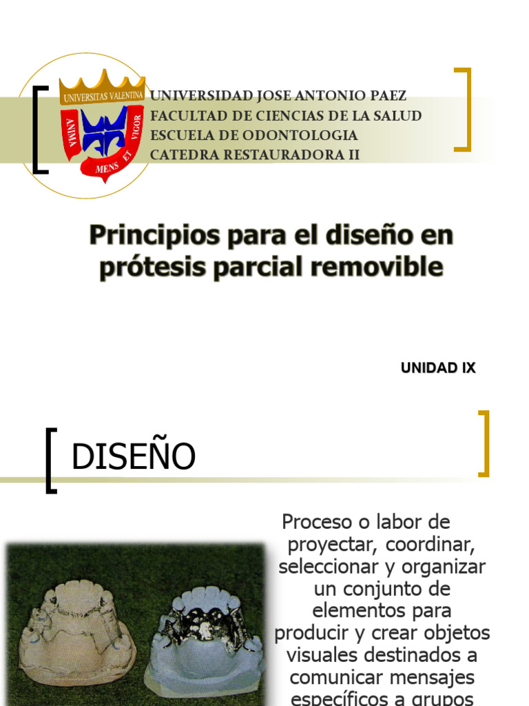 Unidad 9 Diseño en PPR | PDF | Odontología | Boca