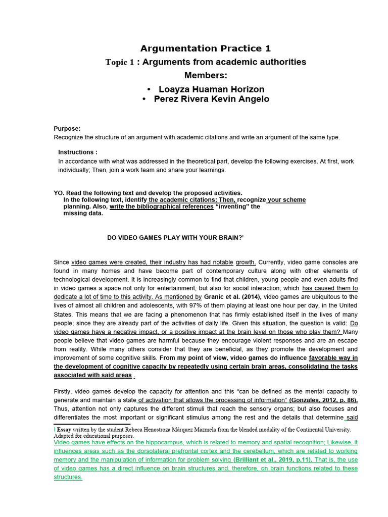 Argumentation Practice No. 1 (Perez Rivera Kevin Angelo) | PDF | Food Security | Malnutrition