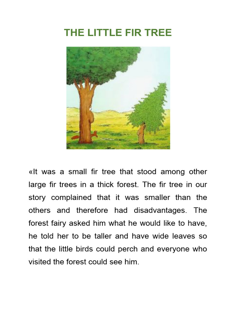 The Little Fir Tree | PDF