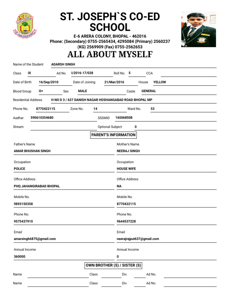 Mis-App-St PrintAboutMySelf - Aspx ReportName AdmissionForm&VScholarid ...