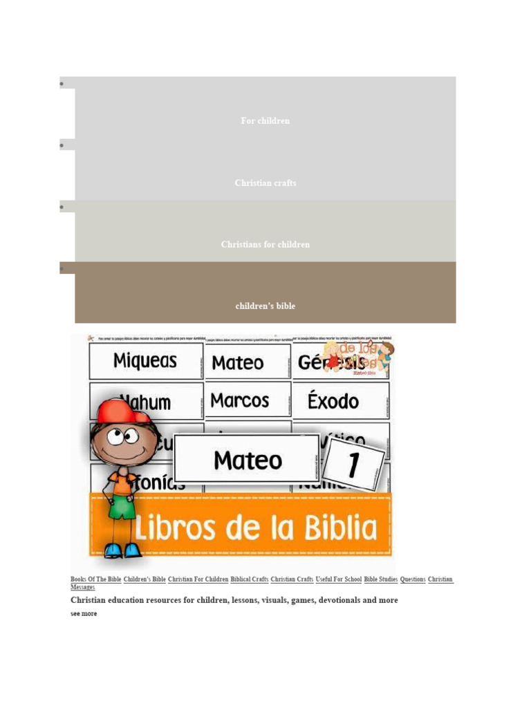 For Children | PDF | Bible | Catechism