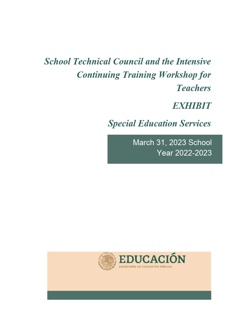 Annex Special Education Services | PDF | Learning | Special Education
