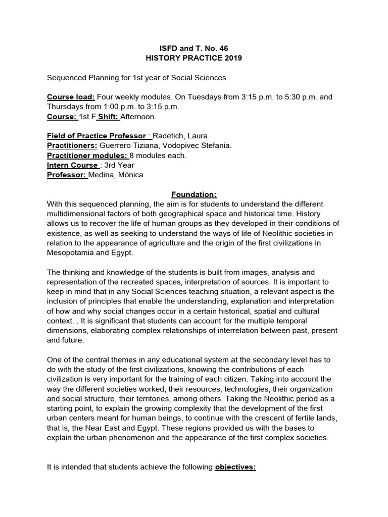 Practical Planning III History Mesopotamia and Egypt | PDF | Sumer ...