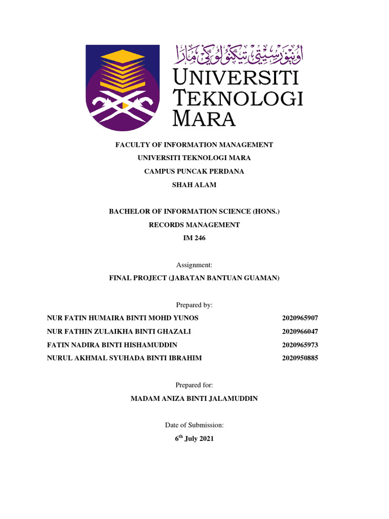 Final Project Imr504 Group Assignment 1 PDF | PDF | Legal Aid | Mediation