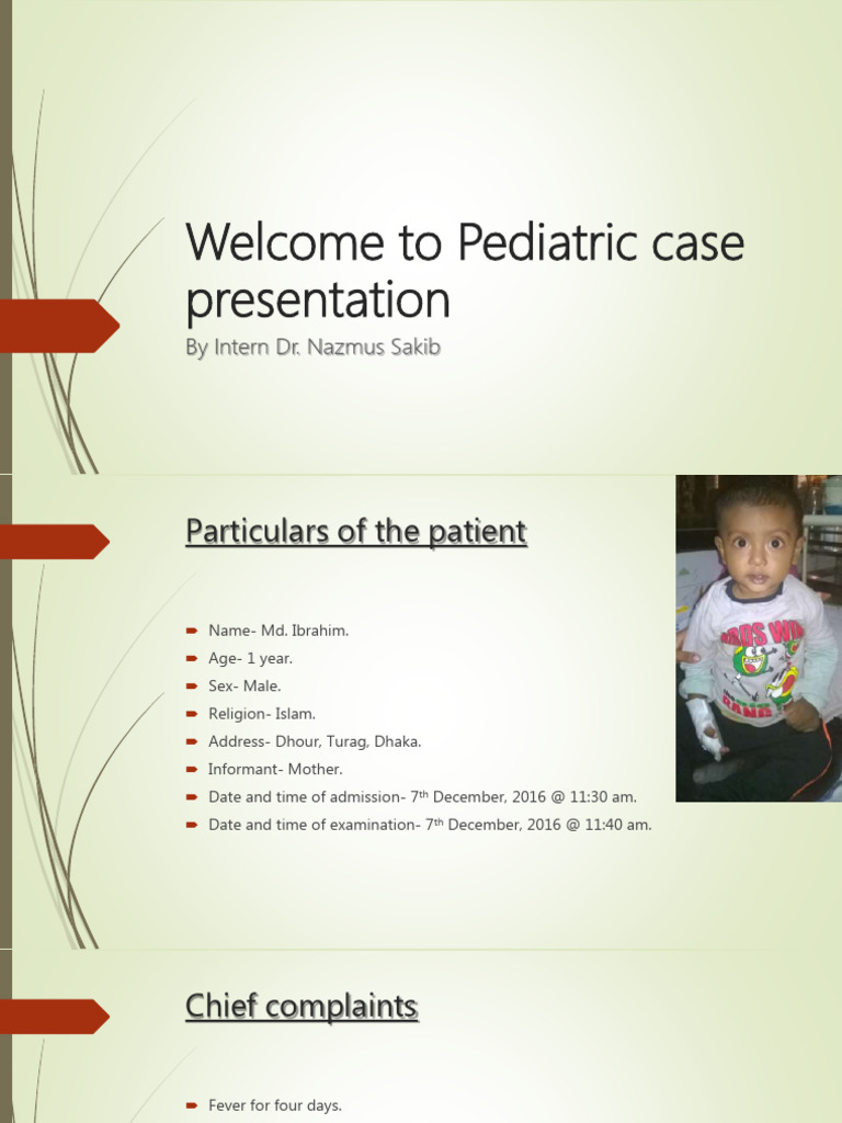 Pediatriccasepresentation1 170319164714 | PDF | Heart | Diseases And ...