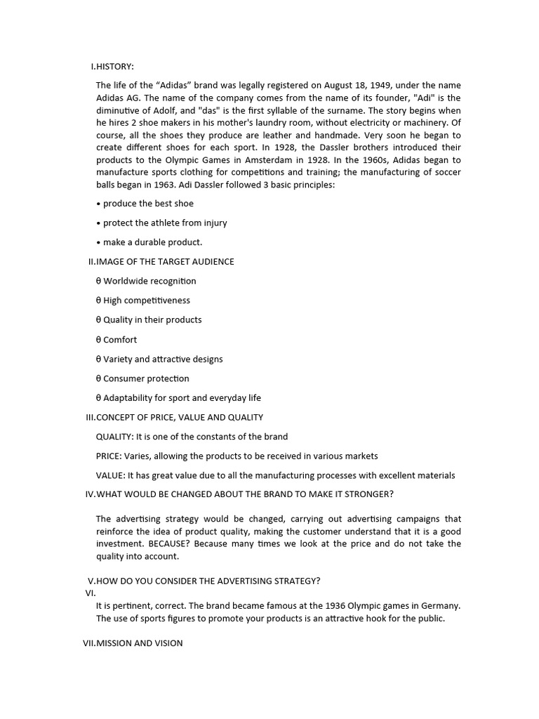 Practical Case Purchase Decision | PDF | Adidas | Brand