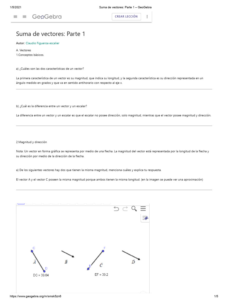 Suma de Vectores: Conceptos Básicos | PDF | Vector Euclidiano | Ángulo