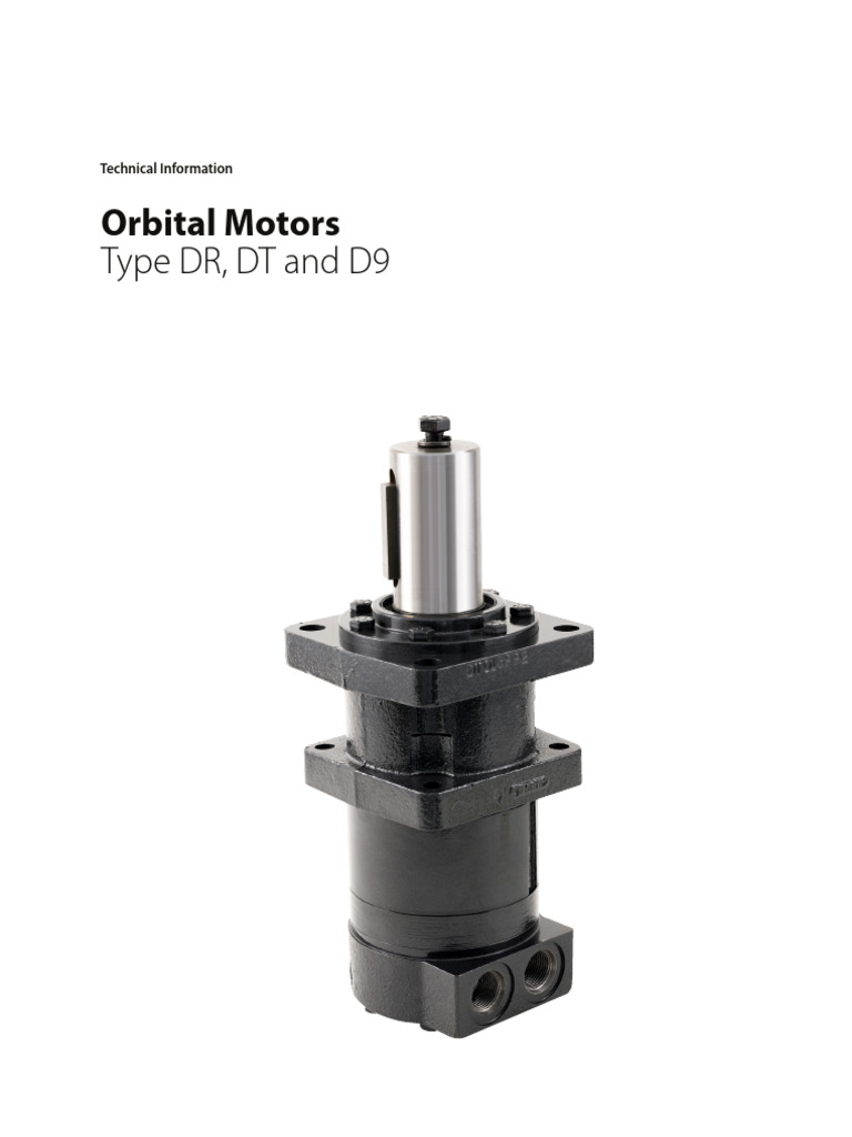 Orbital Motors Type DR DT and D9 Technical Information | PDF | Bearing ...