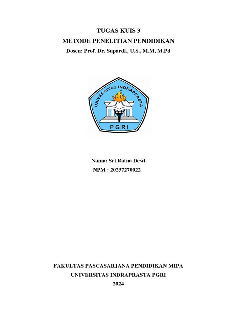 SRI Ratna Dewi - KUIS METLIT 3 | PDF