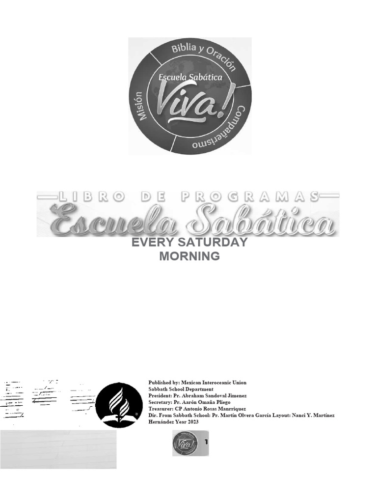 Sabbath School Program Book 2023 | PDF | Jesus | Prayer