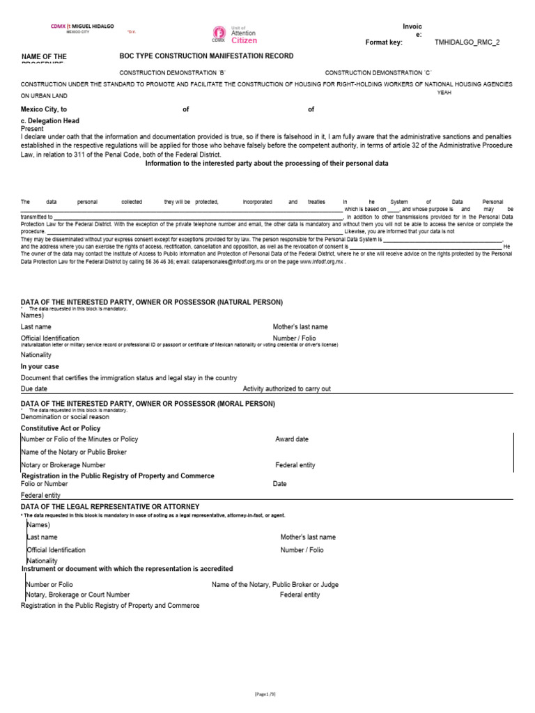Building Permit | PDF | Identity Document