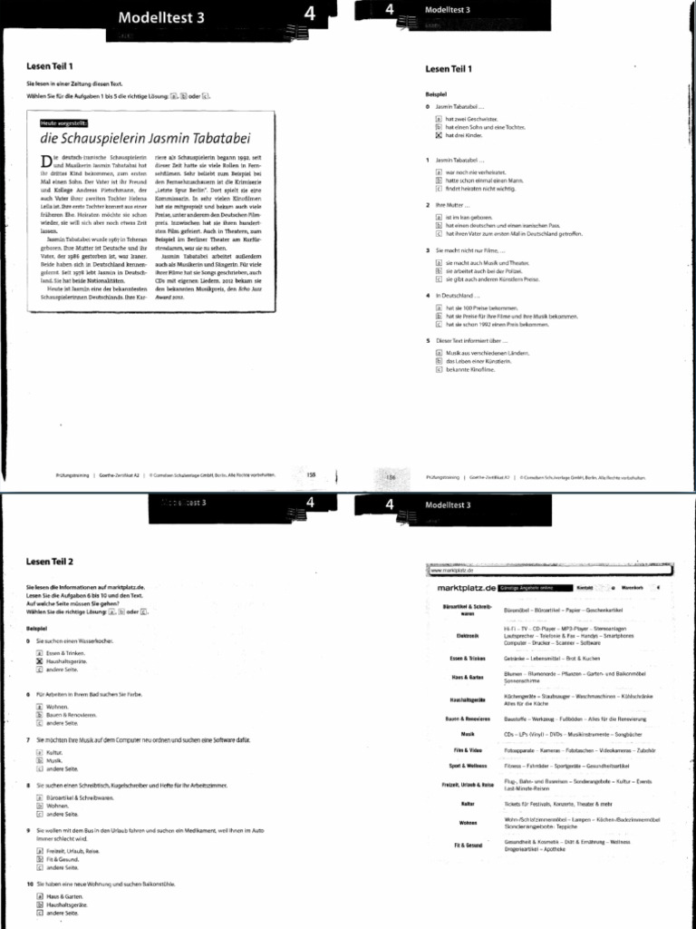 Modelltest 3 | PDF