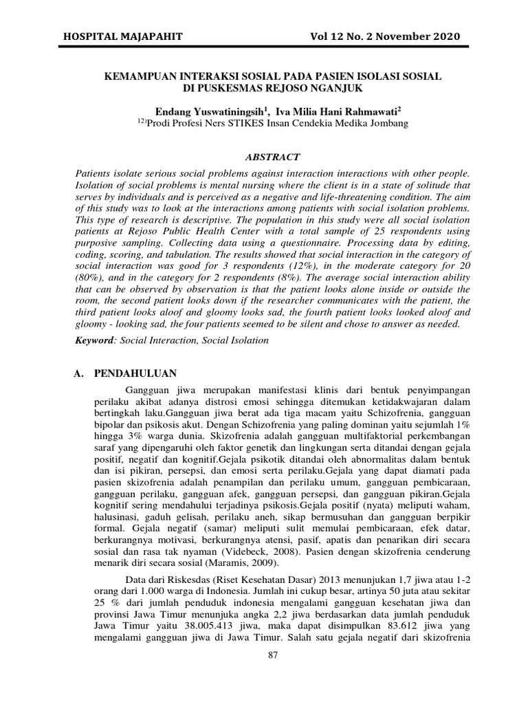 4.9 Isi Hospital Vol 12 No 2 Endang Yus Fix 87-95 | PDF