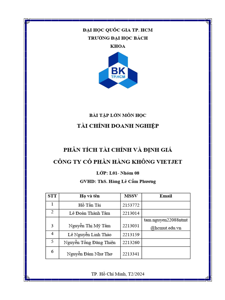 (Nhóm 8-L01) BTL TCND | PDF