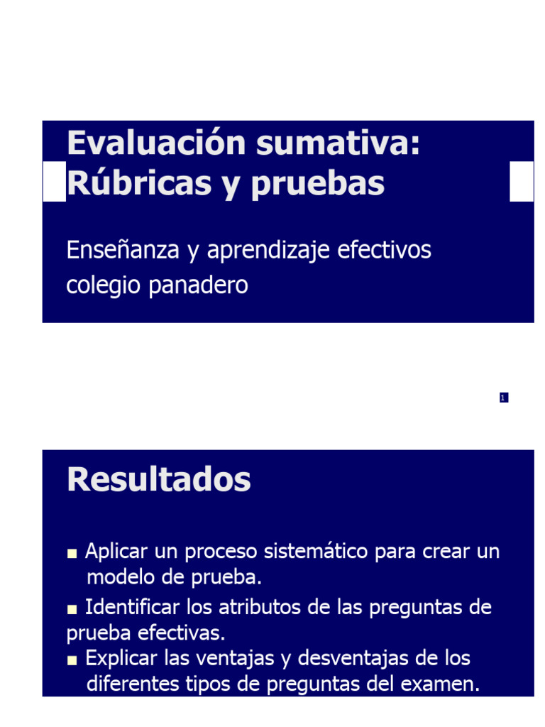 Evaluación Sumativa Rúbrica Y Prueba Descargar Gratis Pdf Rúbrica 3900