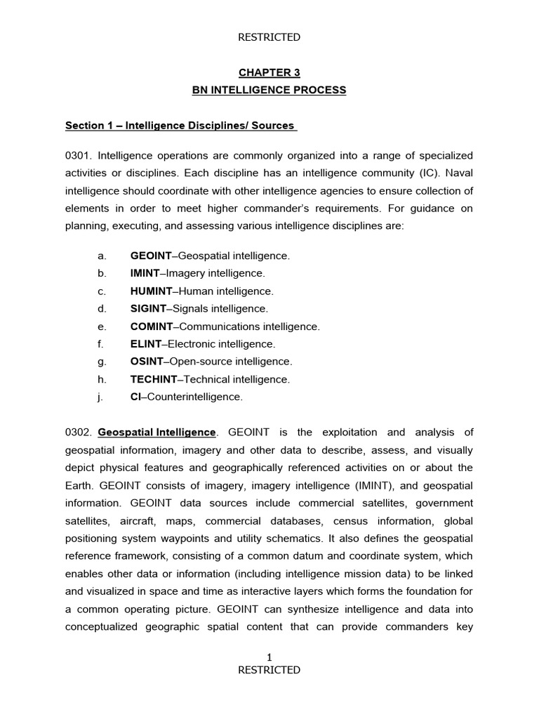 Chapter 3 Section 1-7 | PDF | Signals Intelligence | Military Intelligence Chapter 3 Section 1-7 | PDF | Signals Intelligence | Military Intelligence