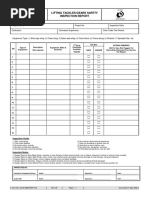 Lifting Belt Inspection Checklist | PDF | Equipment | Mechanical ...