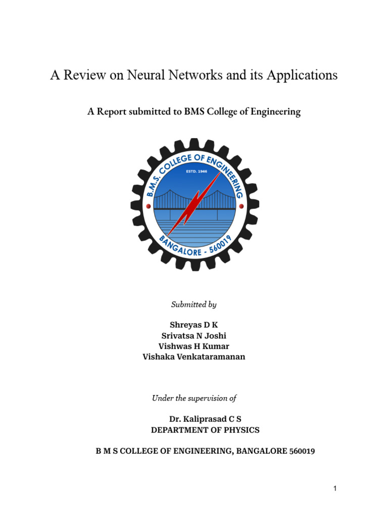 Review On Neural Network and Its Applications | Download Free PDF | Artificial Neural Network ...