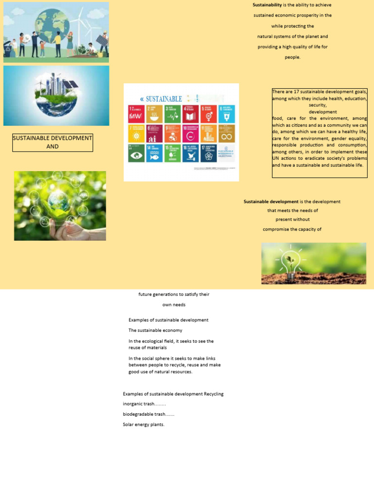 Graphic Organizer | PDF | Sustainable Development | Sustainability