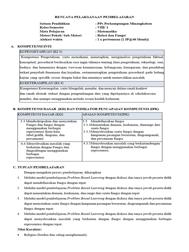 Laporan Analisis Metode Pembelajaran PBL | PDF