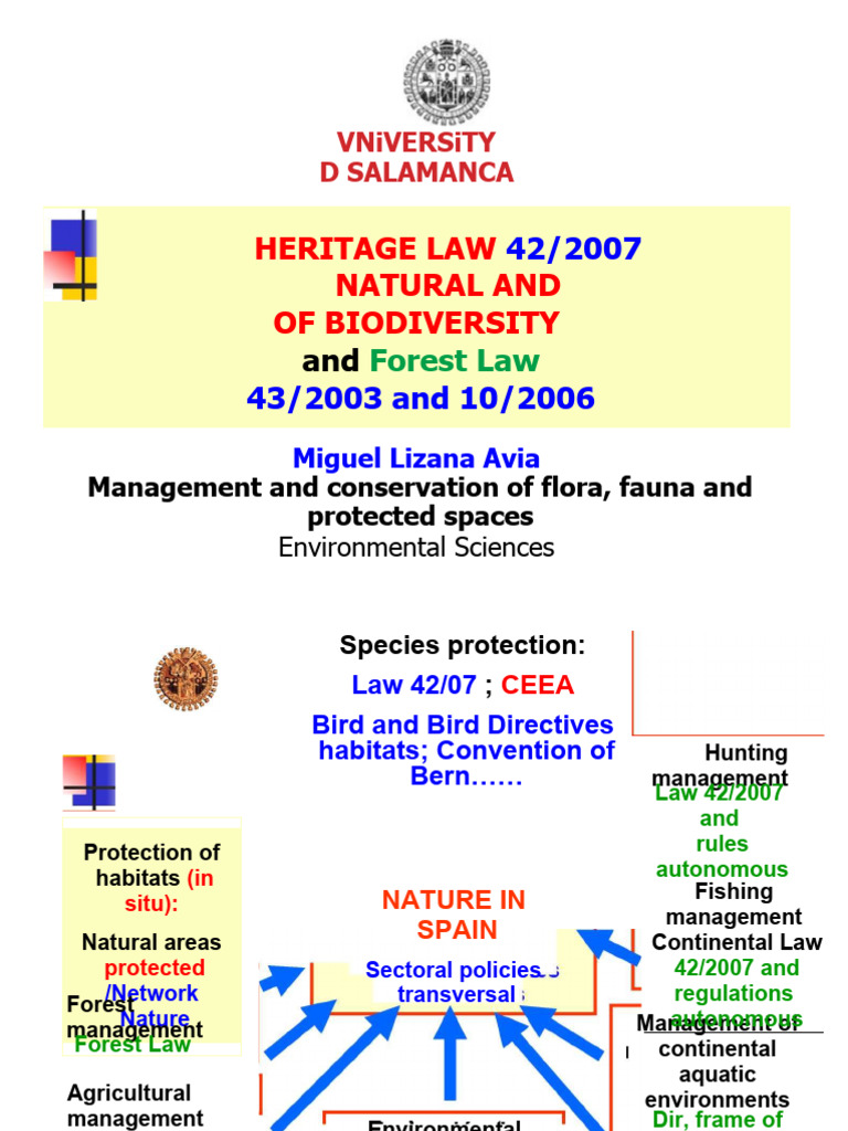 10 Law 42 2007 and Forest Law 2012 2013 | PDF | Conservation Biology ...