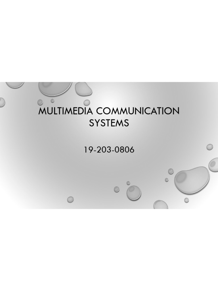 Module 1 - Multimedia | PDF | Video | Sampling (Signal Processing)